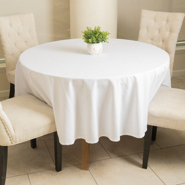 Latitude Run® Lyneisha Round Cotton Tablecloth - Wayfair Canada